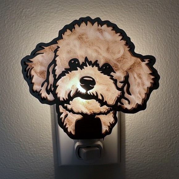 Bone and Bloom | Accents | Bichon Frise Dog Breed Handmade Nightlight ...